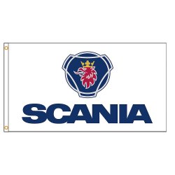 Scania Flag - 90x150cm - Scania Merchandise - Autofix.nu ApS