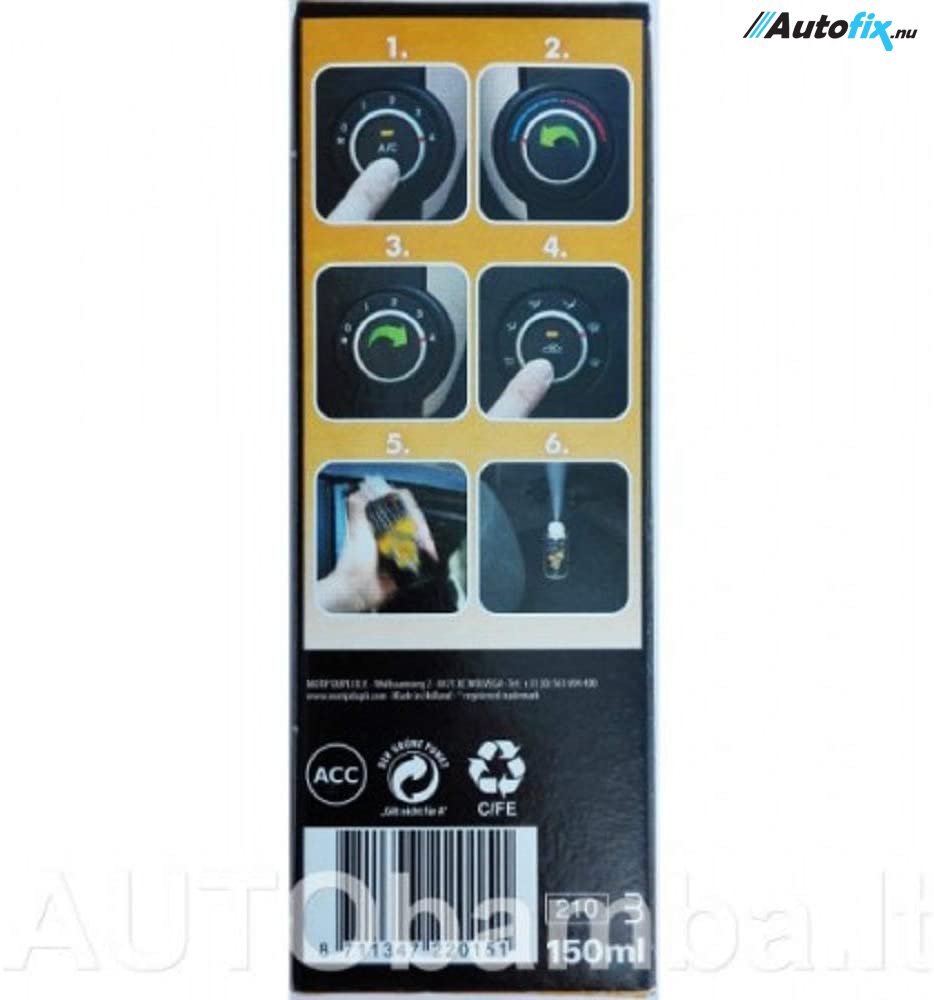 Aircondition Rens - Duft Af Appelsin - 150 ml. - Aircon rens ...