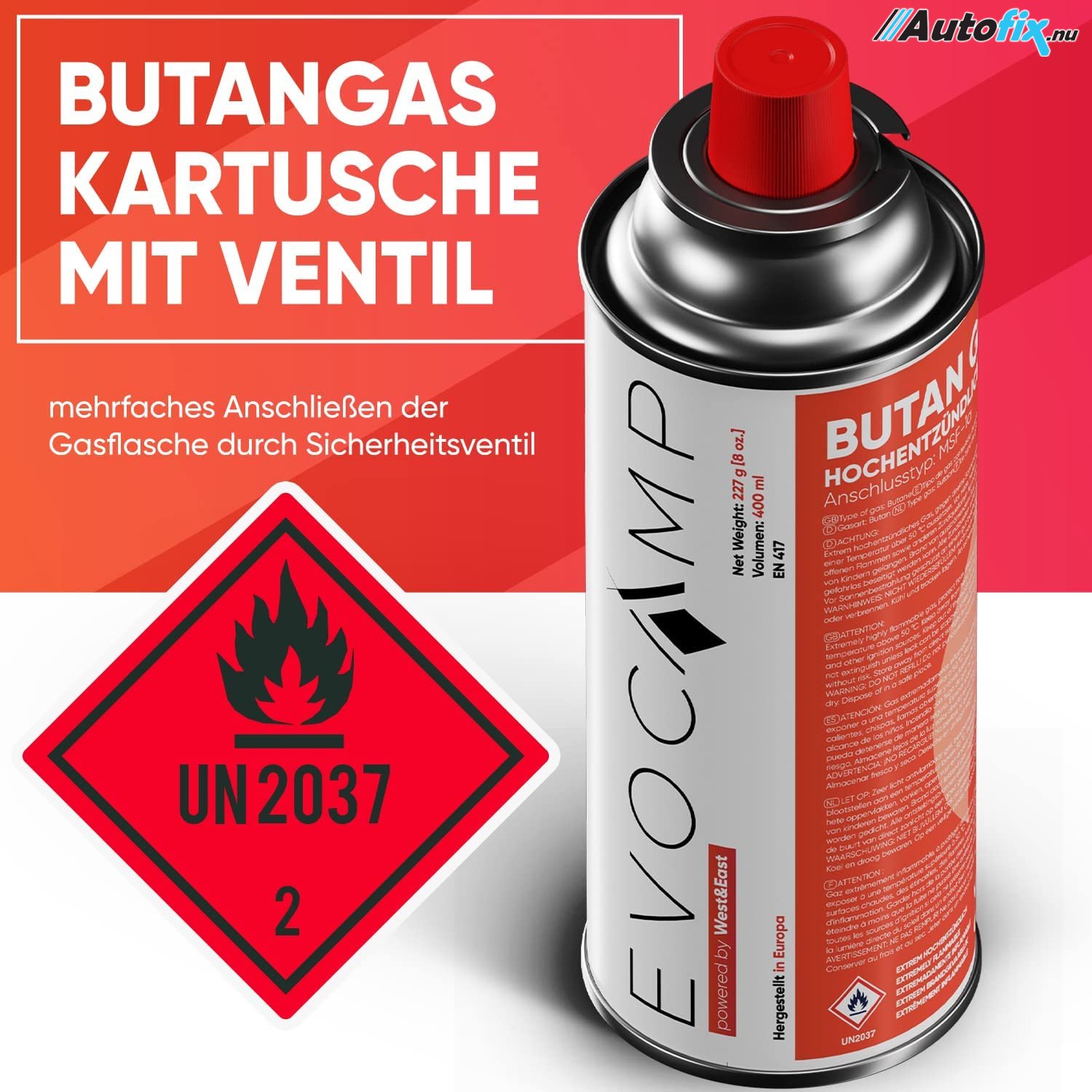 Butan Gas MSF-1a Patron - West & East - 400 ml / 227 gram - Gasblus ...