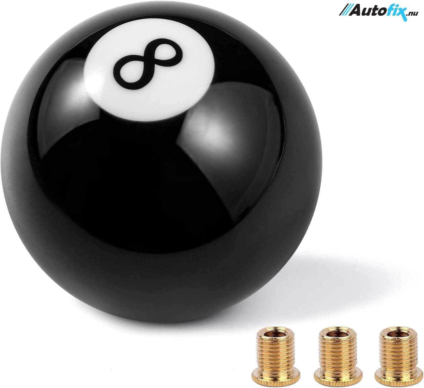 Gearknop 8 Ball - Universal Sort Med Gevind - 3x Gevind Adapter ...