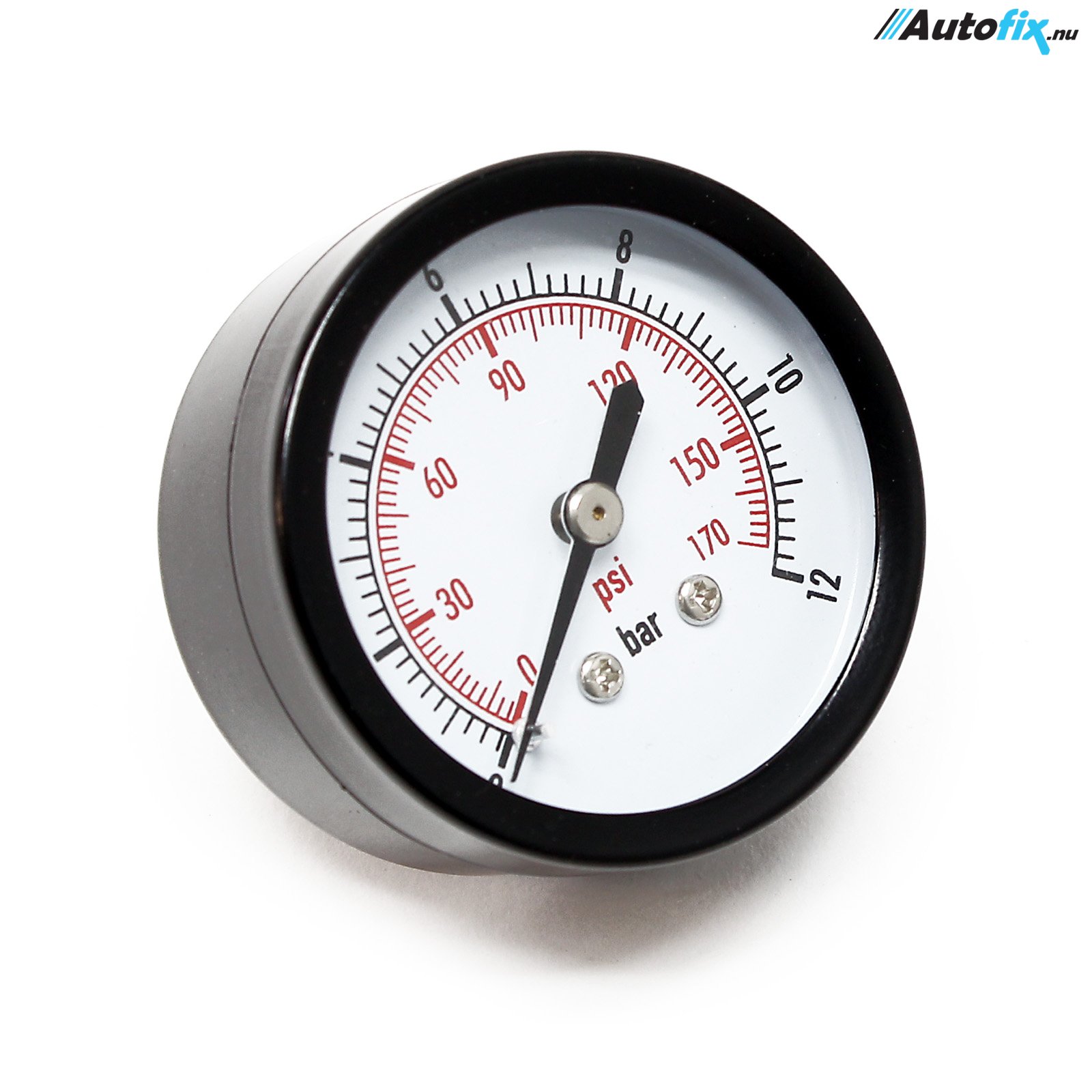 Manometer DN8 Axial Universal - Gevind 1/4" 0-12 bar - Dia. Ø50 mm ...