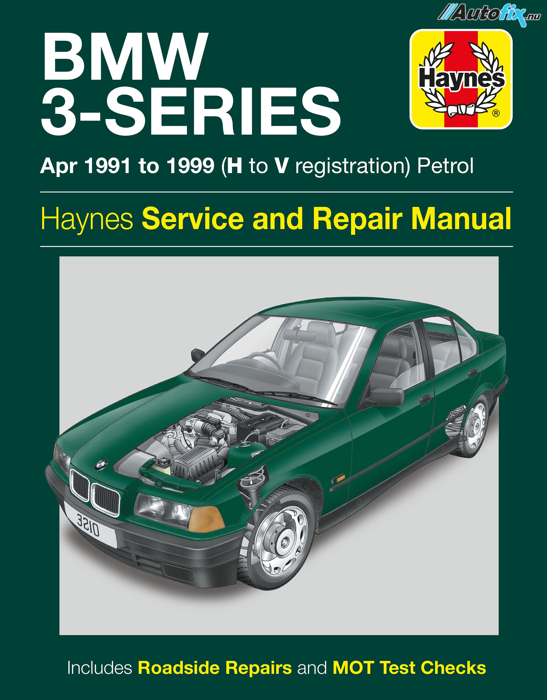Reparationsbog Haynes - BMW 3-Series Benzin (Apr 91 - 99) - BMW Haynes ...