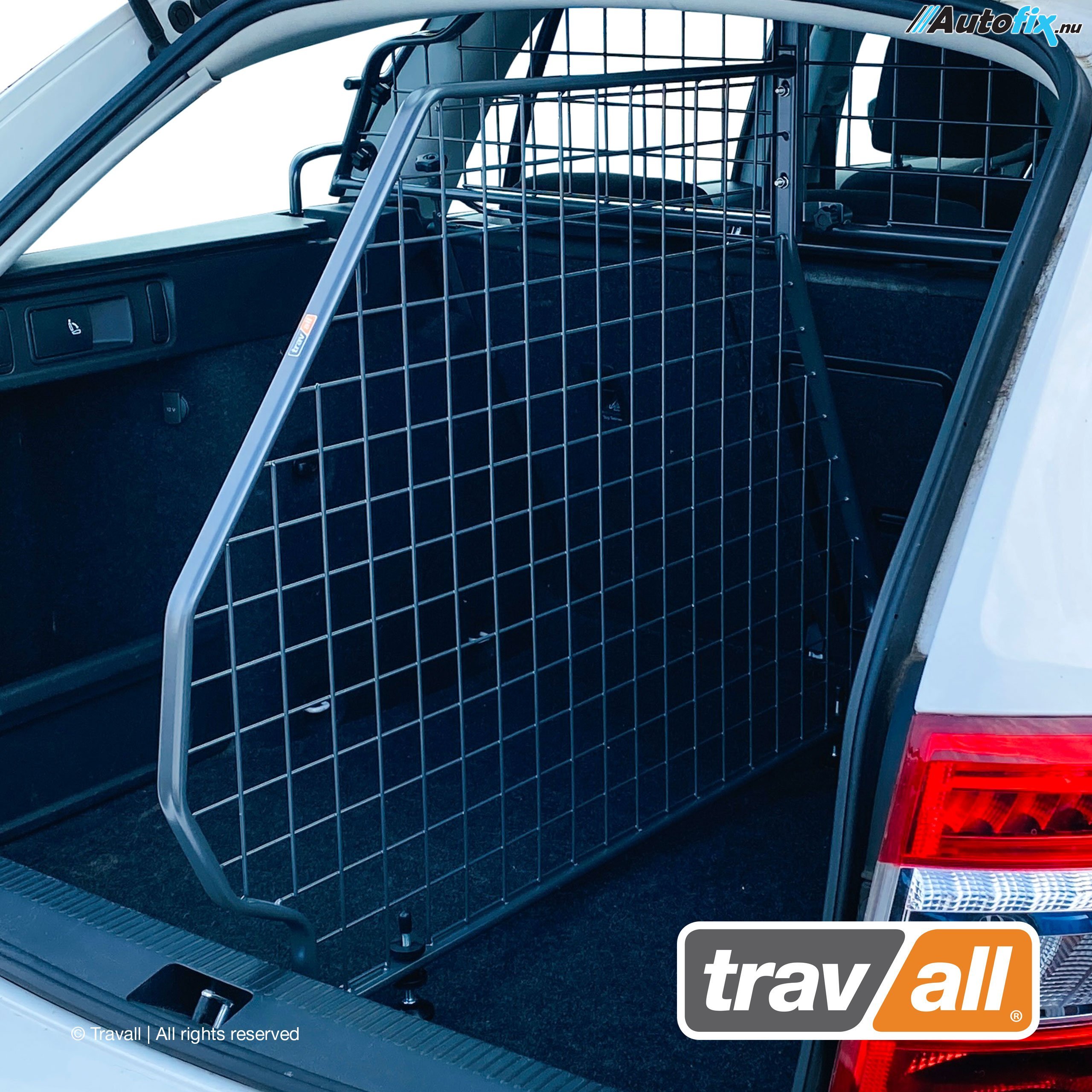 Opdeler til hundegitter - Travall Divider - Skoda Octavia Combi 2012 ...