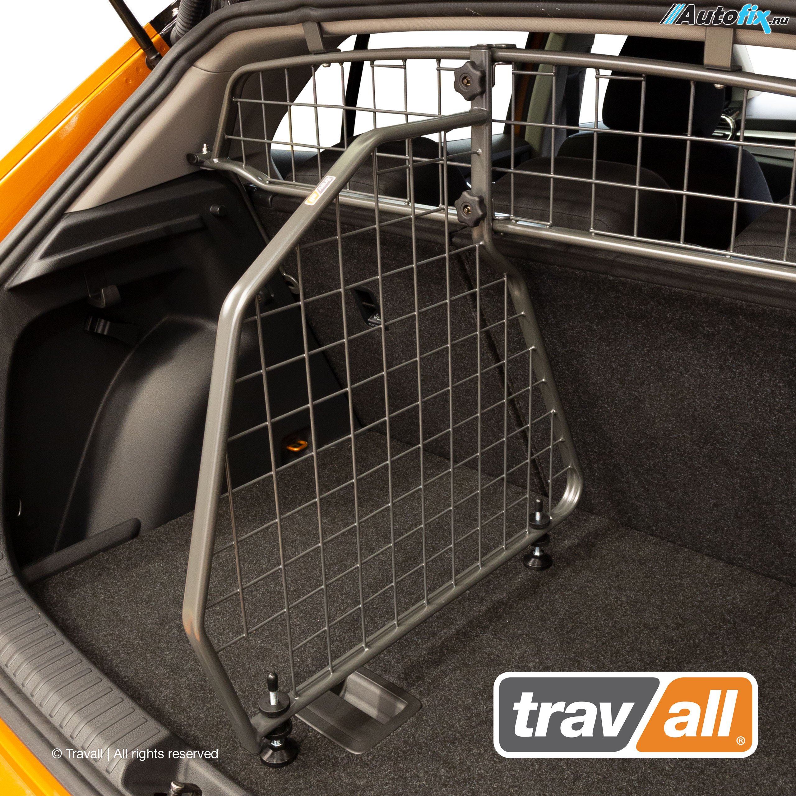 Opdeler til hundegitter - Travall Divider - Skoda Fabia Hatchback Årg ...