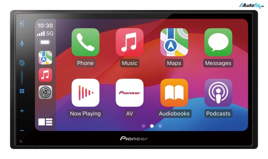 Autoradio 2DIN med 6,8'' skærm - Pioneer SPH-DA77DAB - Trådløs Apple Carplay/Android Auto ...