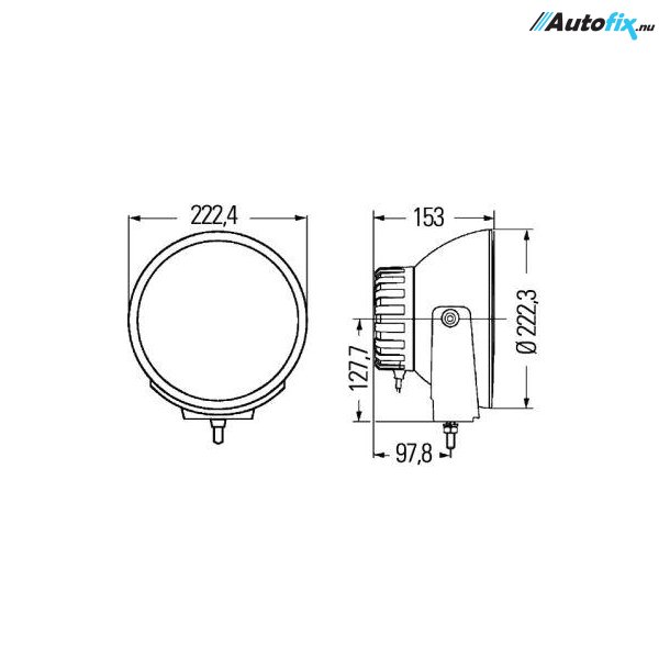 Hella luminator xenon fjernlygte 24v - Tåge & Fjernlyslygter - Autofix ...