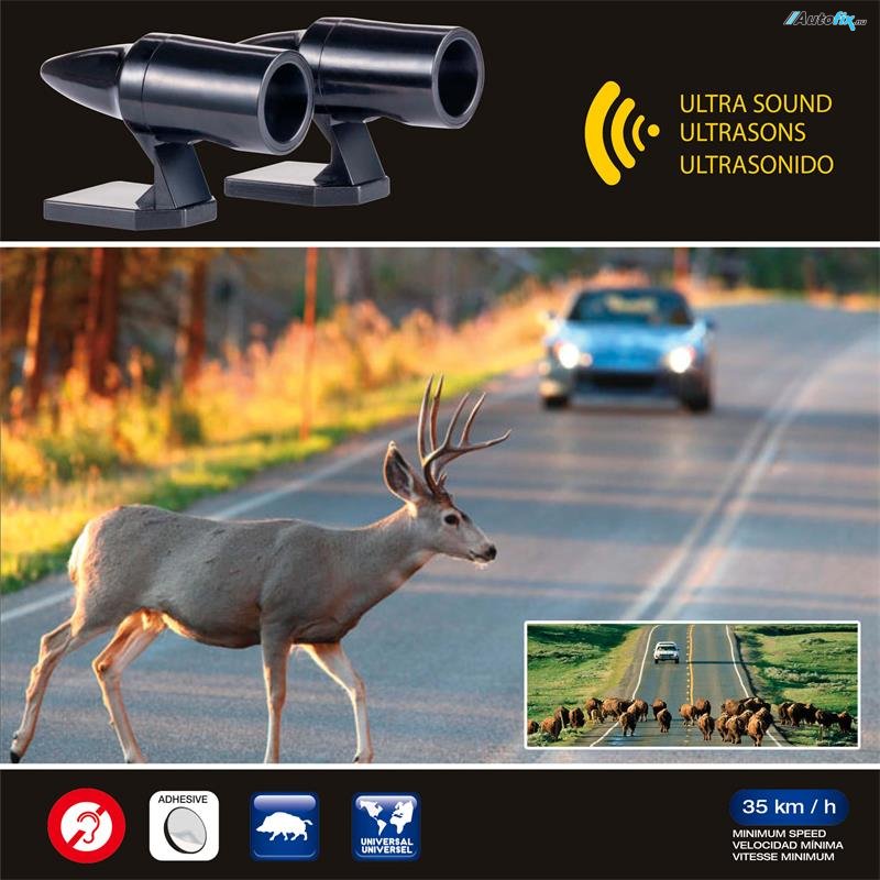 Ultralyd Vildtfløjte sort - Ideel til alle køretøjer - 2 stk. - Div ...